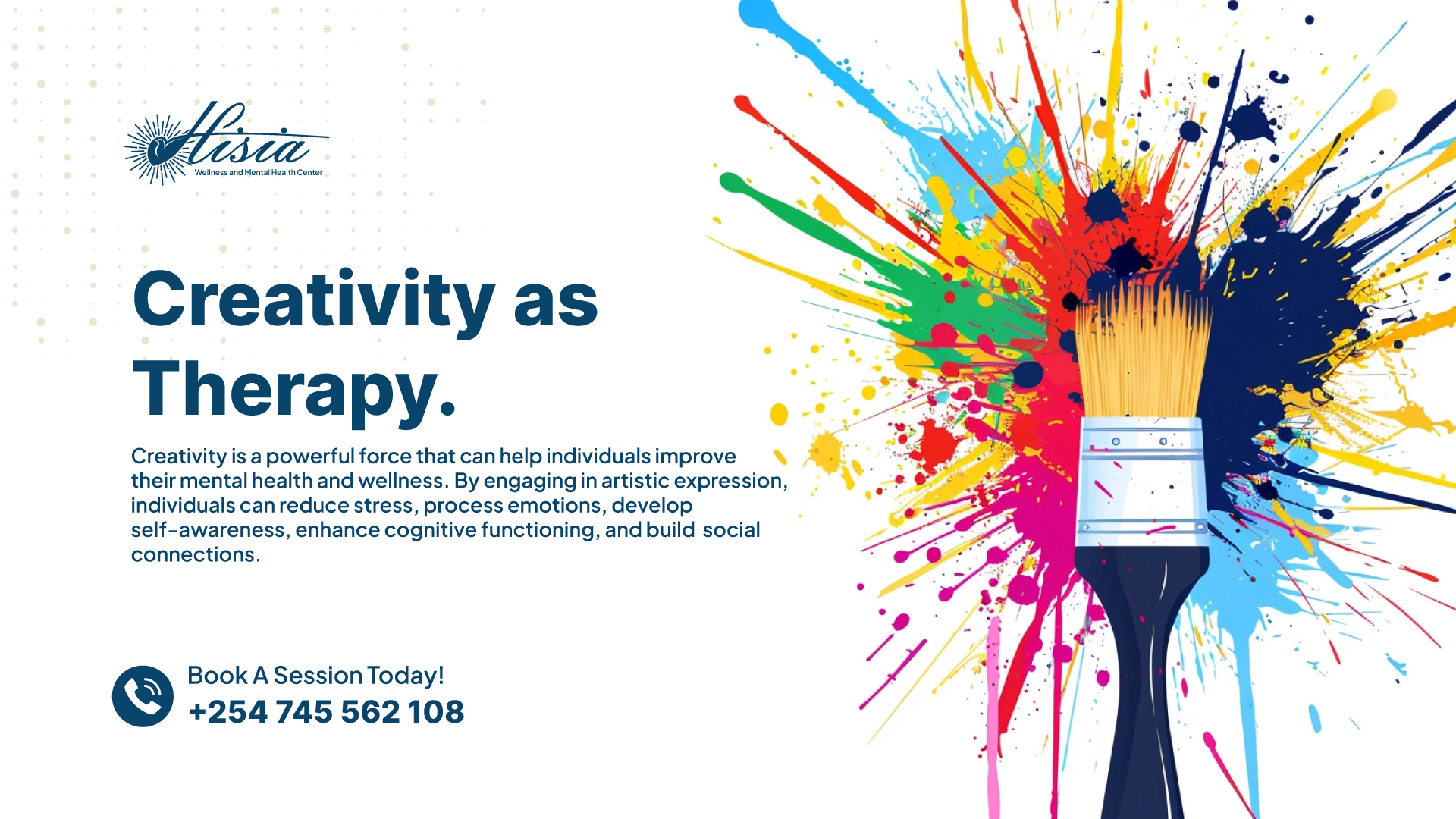 Creativity as Therapy - Hisia Psychology Consultants